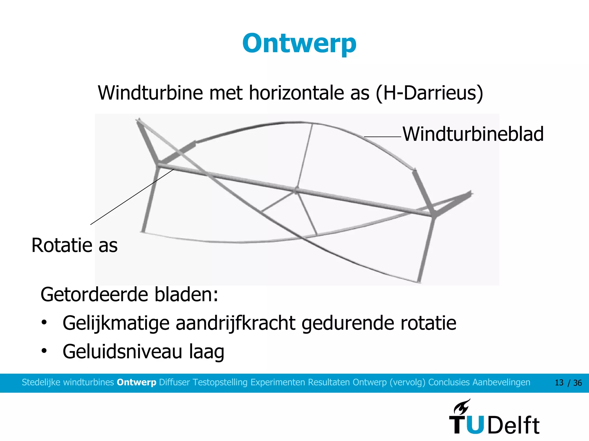 Design Of An Urban Wind Turbine With Diffuser Final | PPT