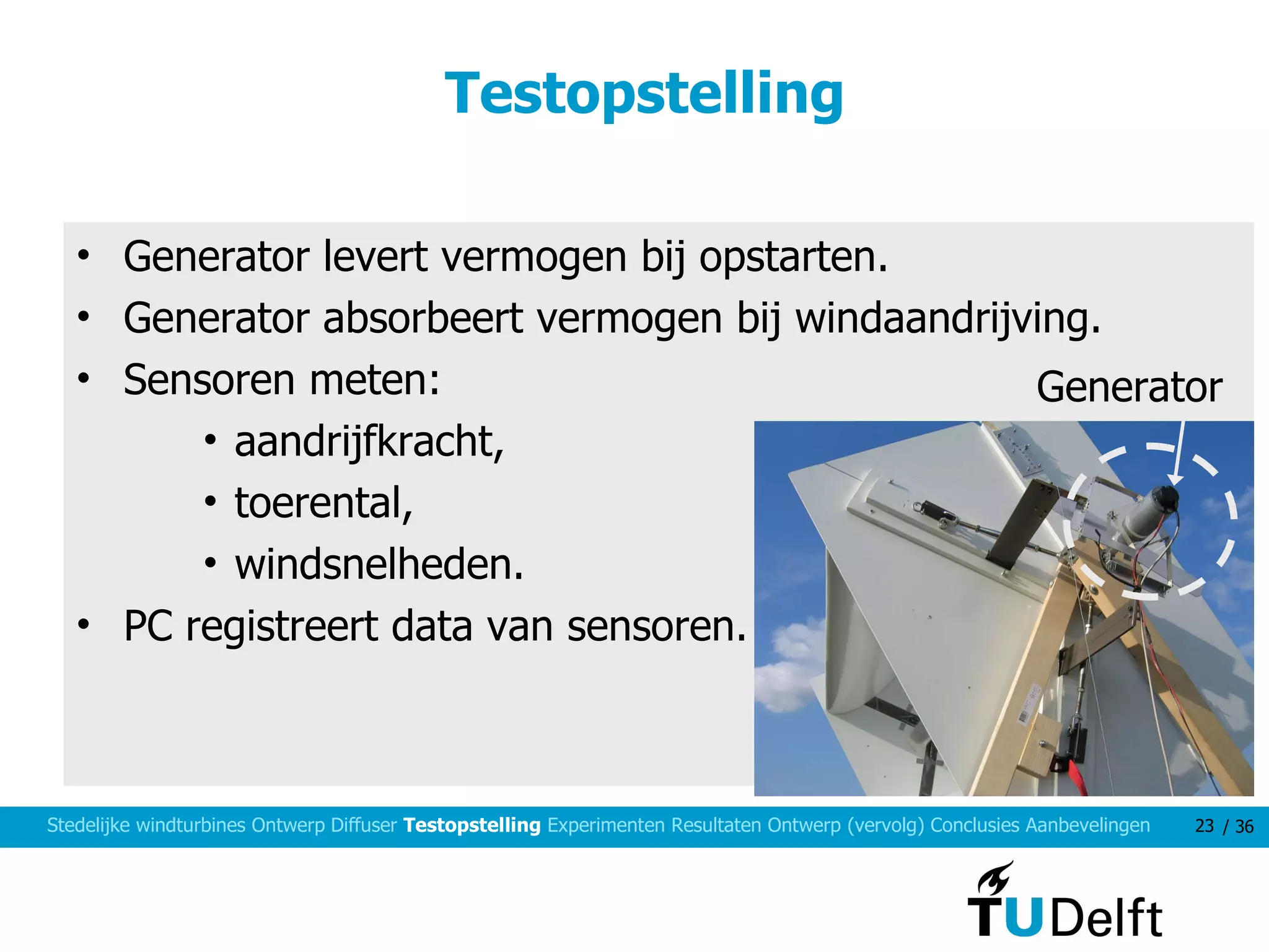 Design Of An Urban Wind Turbine With Diffuser Final | PPT