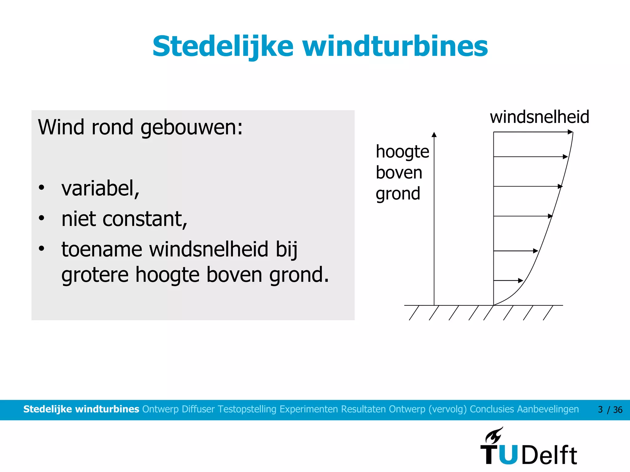 Design Of An Urban Wind Turbine With Diffuser Final | PPT
