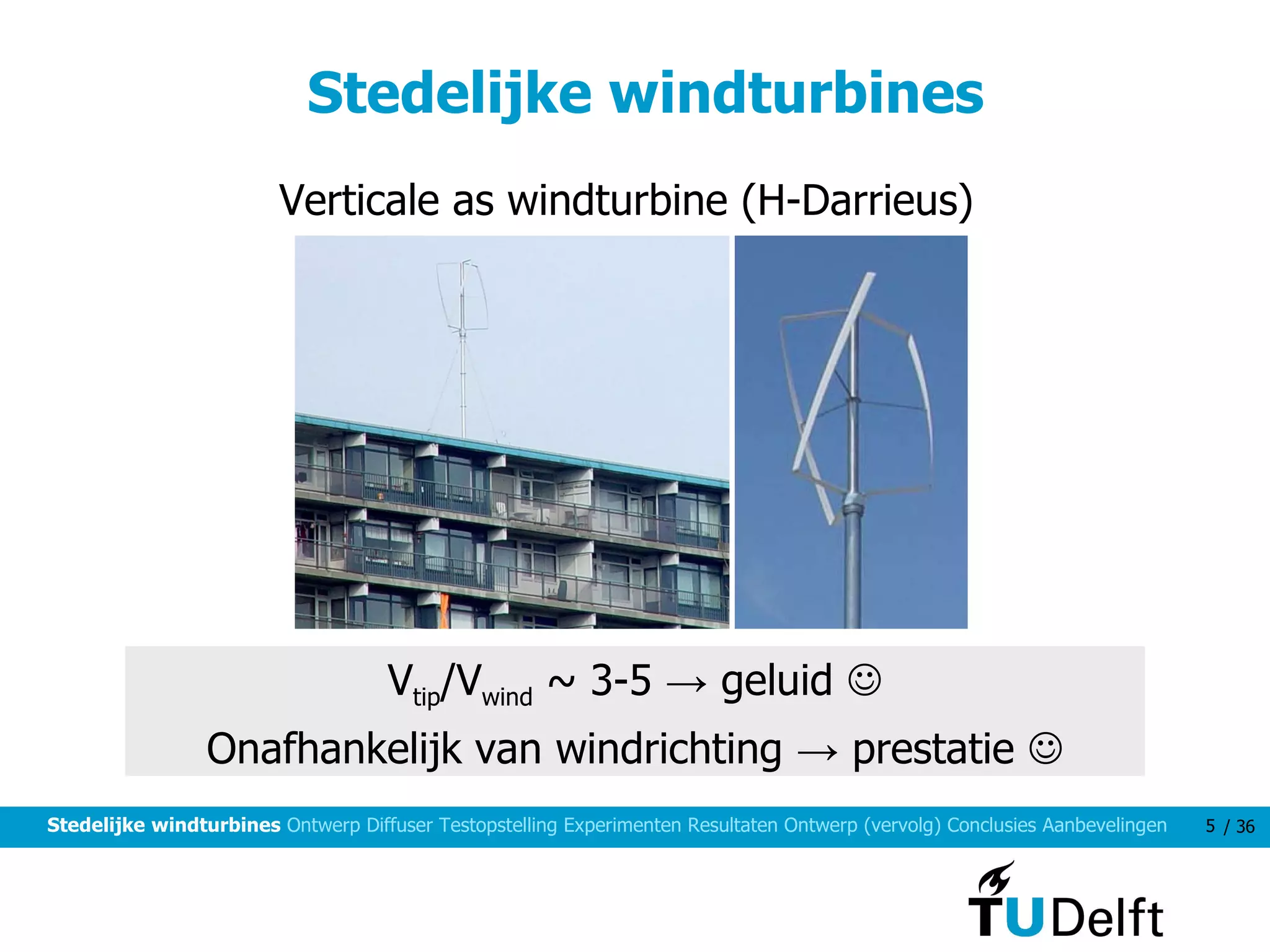 Design Of An Urban Wind Turbine With Diffuser Final | PPT