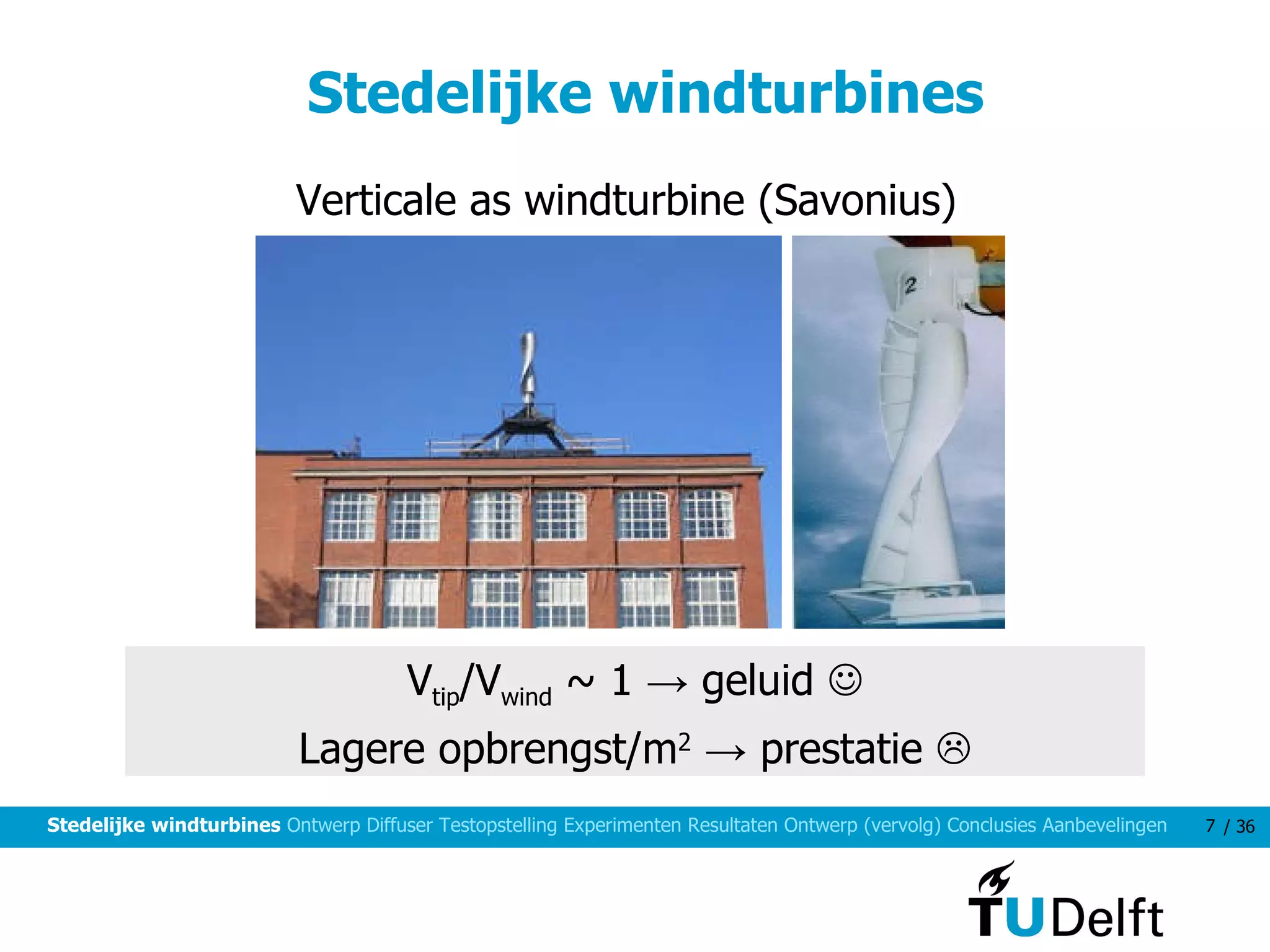 Design Of An Urban Wind Turbine With Diffuser Final | PPT