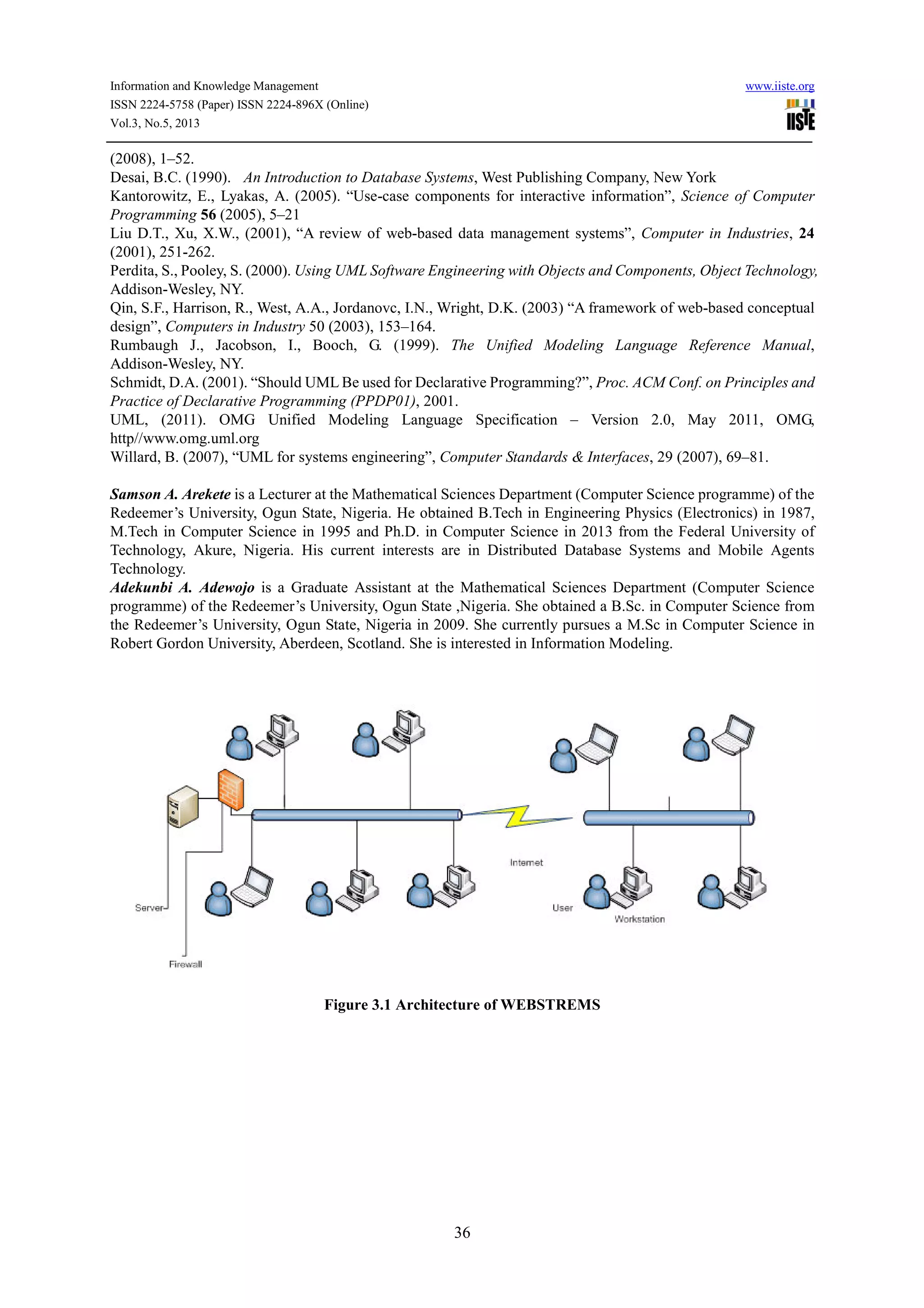 Design of a prototype web based students’ record management system – webstrems | PDF