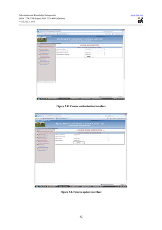 Design of a prototype web based students’ record management system – webstrems | PDF