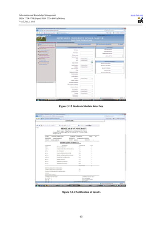 Design of a prototype web based students’ record management system – webstrems | PDF
