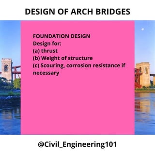 Design of arch bridges | PDF