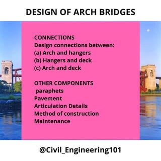 Design of arch bridges | PDF