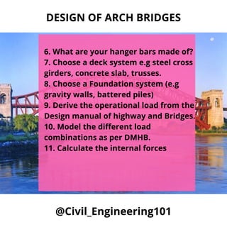 Design of arch bridges | PDF
