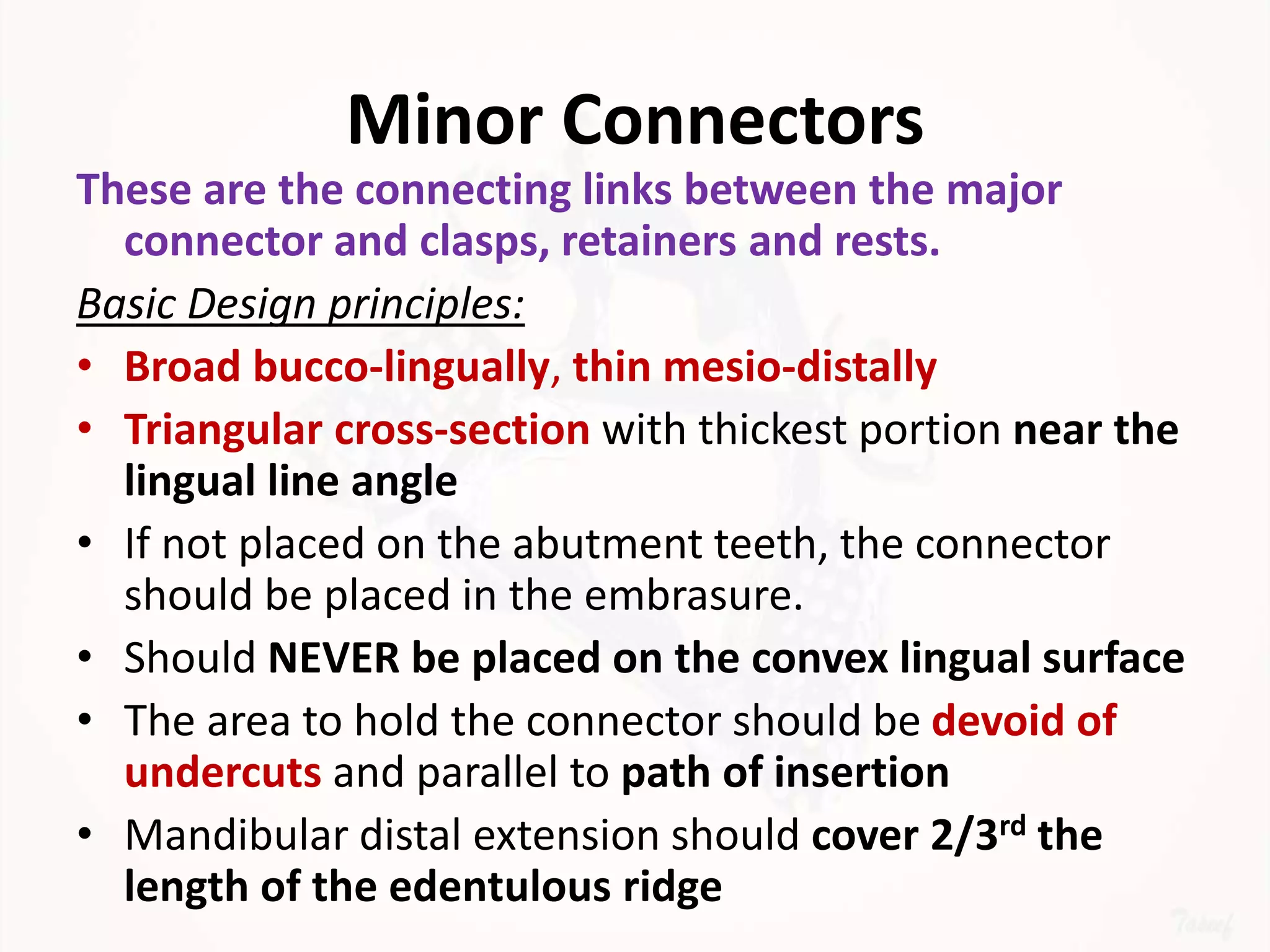 Designing a Removable Partial Denture (Kennedy's Classification) | PPTX