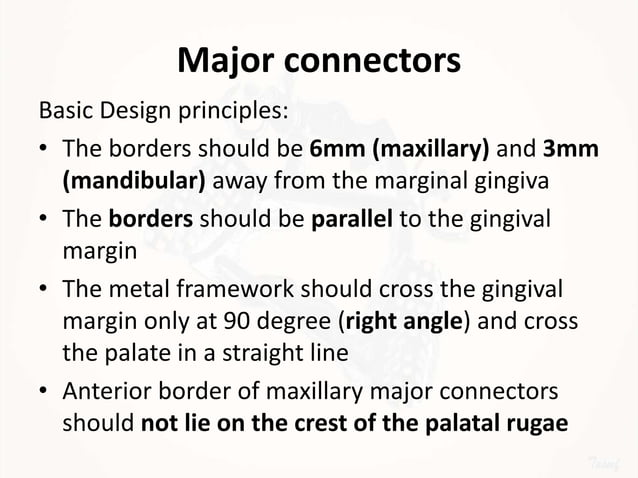 Designing a Removable Partial Denture (Kennedy's Classification) | PPTX