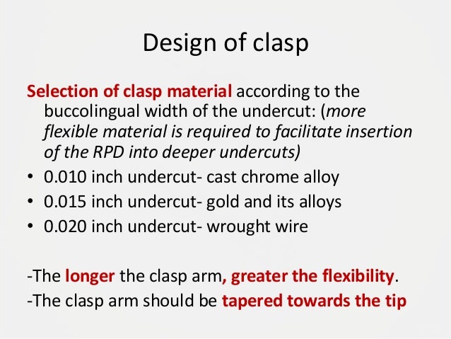 Designing a Removable Partial Denture (Kennedy's Classification)