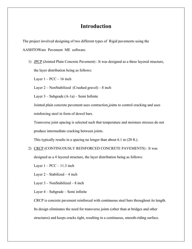 Design of a rigid pavement (jpcp & crcp) | PDF | Geography | Science
