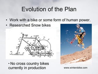 Design of a snowbike | PPT