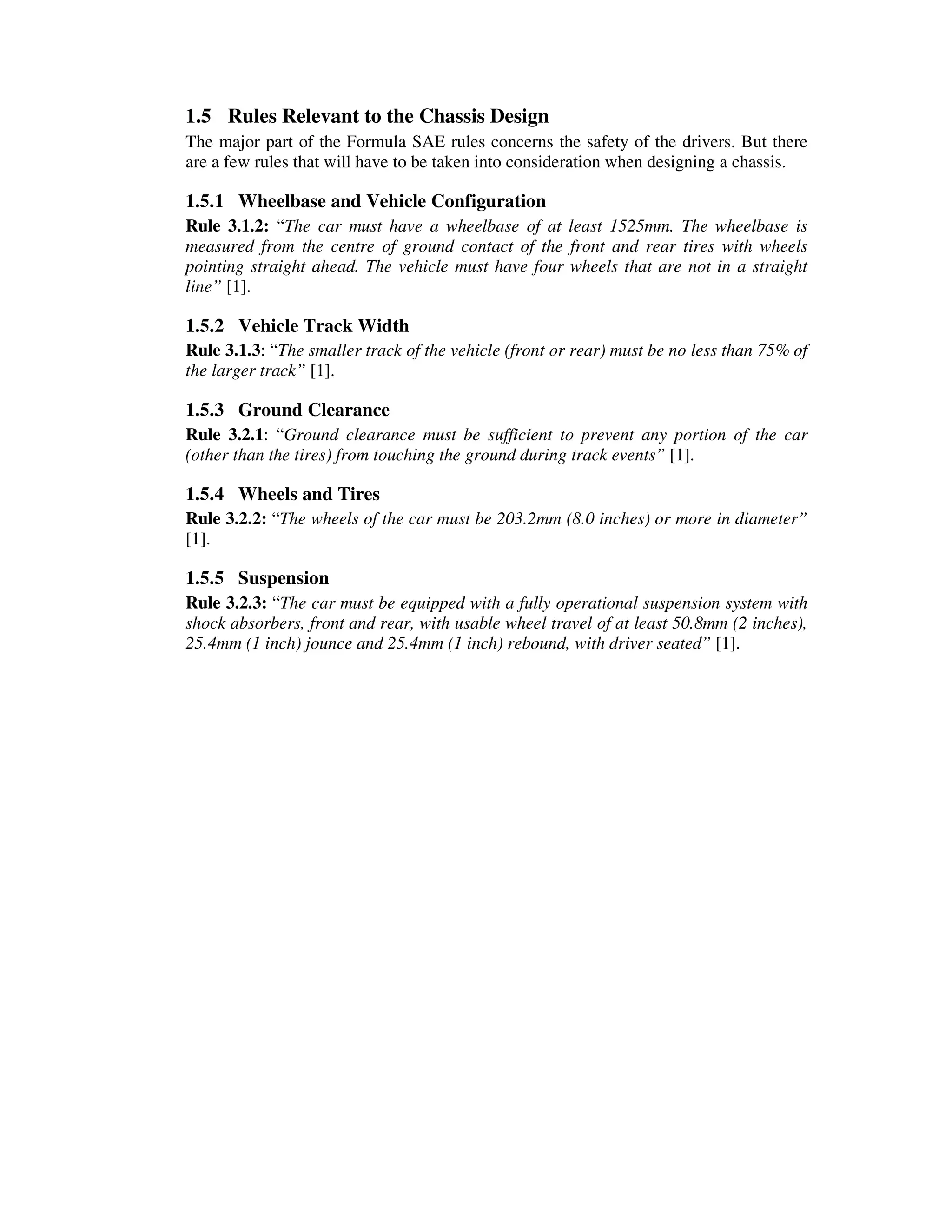 Design of a suspension for a formula student race car | PDF