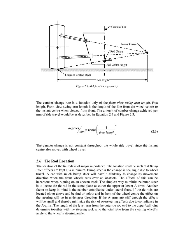 Design of a suspension for a formula student race car | PDF