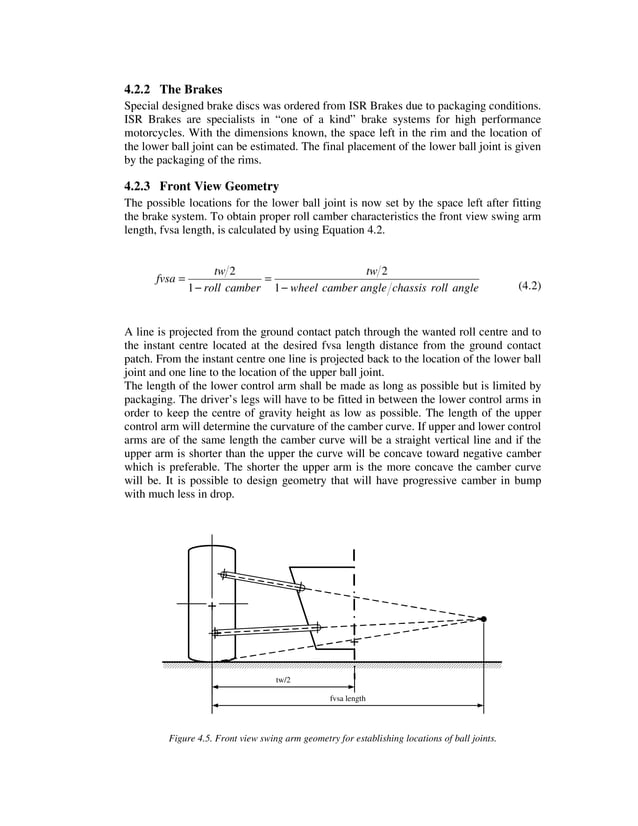 Design of a suspension for a formula student race car | PDF