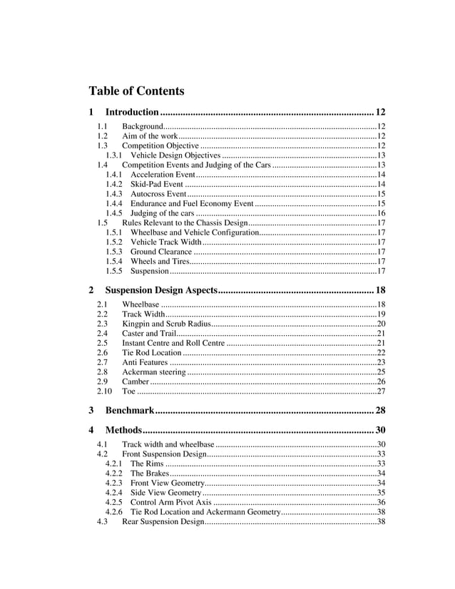 Design of a suspension for a formula student race car | PDF