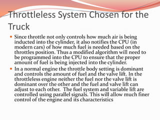 Design Of A Throttleless Engine For A F 1502 | PPTX