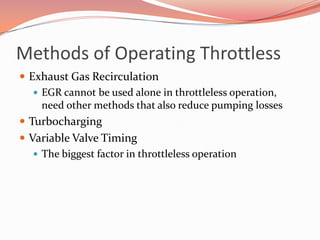 Design Of A Throttleless Engine For A F 1502 | PPTX