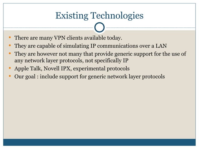 Design of a Virtual Private Network | PPT | Computer Networking | Computing