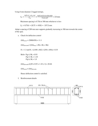 Design of beam | PDF