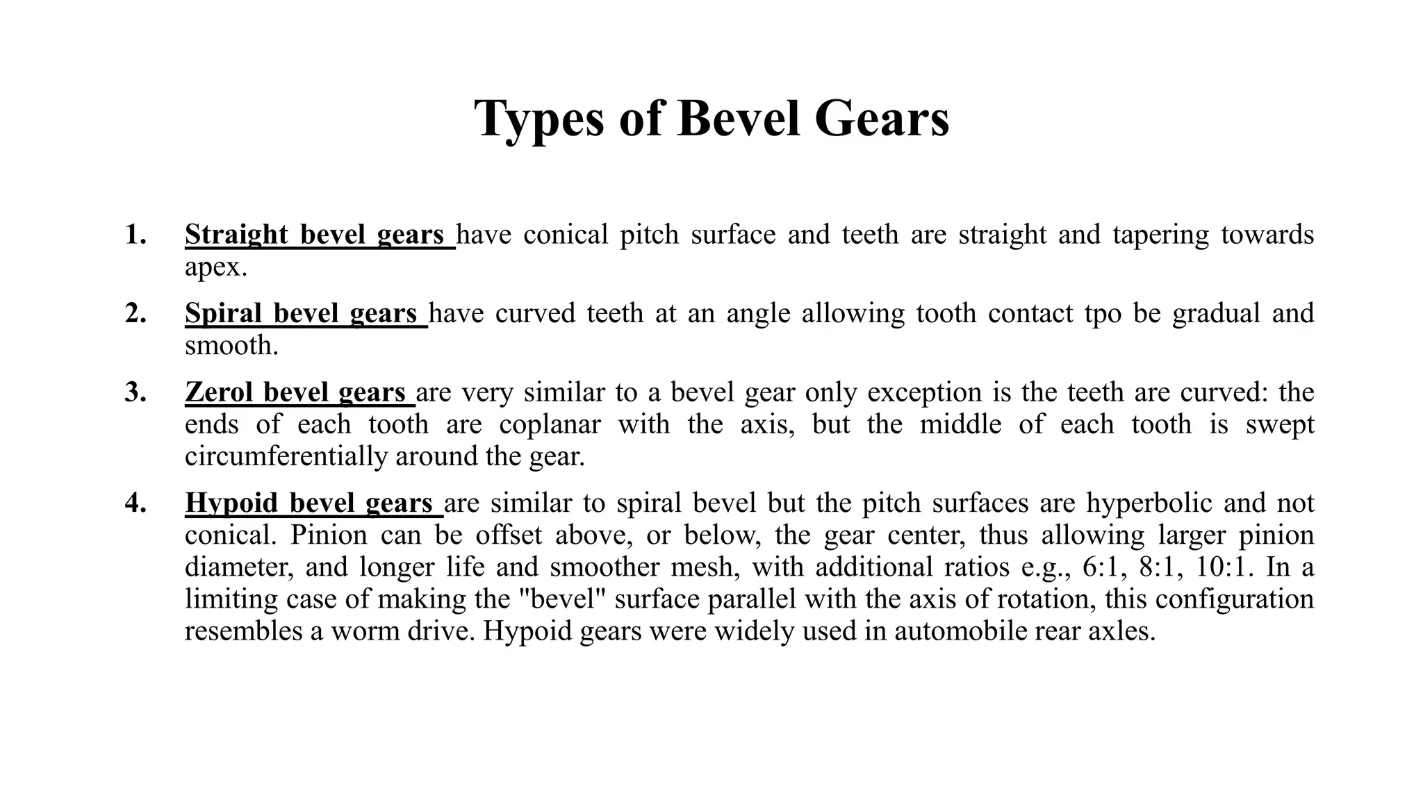 Design of bevel gear | PPTX