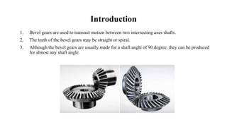 Design of bevel gear | PPTX