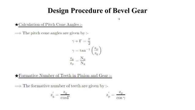 Design of bevel gear | PPTX | Sports Equipment | Sports