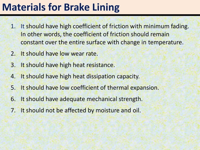 Design of block brakes | PPTX | Physics | Science
