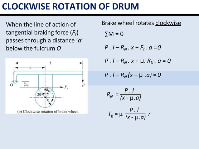 Design of block brakes | PPTX | Physics | Science
