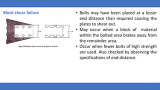 Design of bolted connections | PPTX