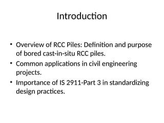Design_of_Bored_Cast_In_Situ_RCC_Piles_IS_2911_Part_3.pptx