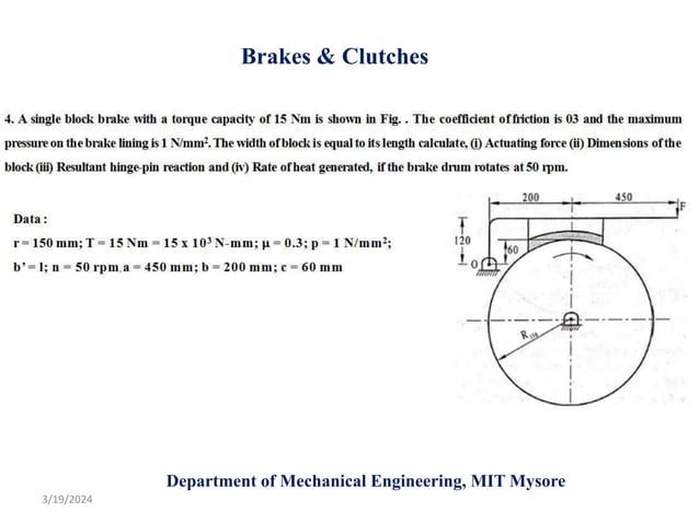 Design of Clutches and Brakes in Design of Machine Elements.pptx