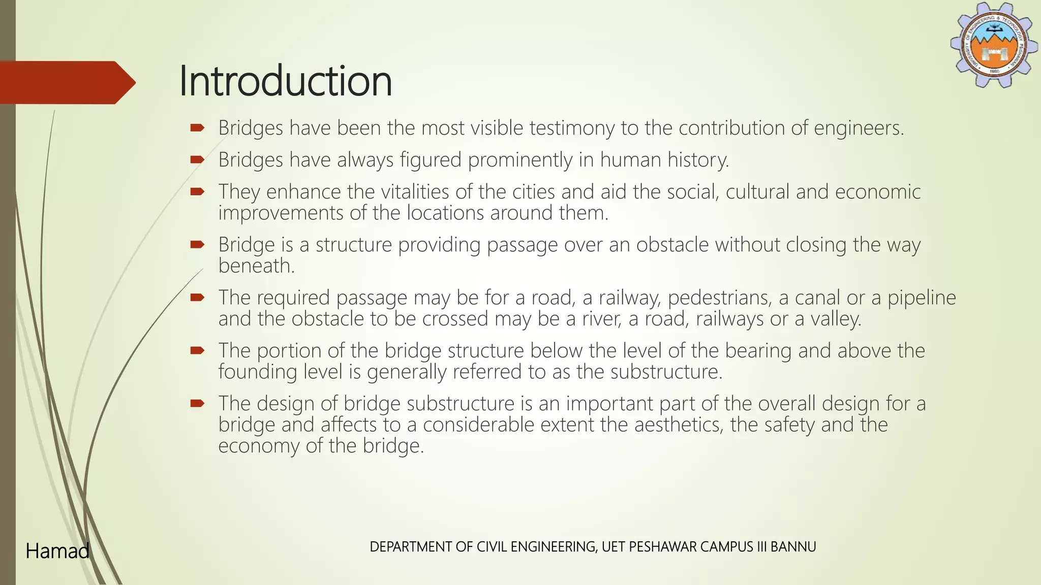 Design of bridge structure using autodesk infra work | PPTX | Computer ...