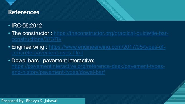Design of cc pavement by IRC 58 | PPTX