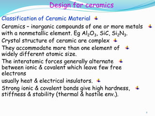 Design of ceramics | PPT