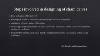 Design of chain drive | PPTX | Motorcycles | Automotive