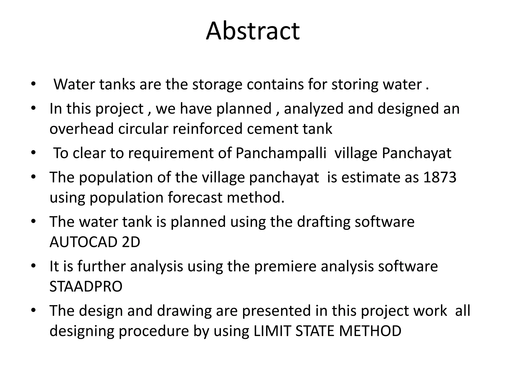 DESIGN OF CIRCULAR OVERHEAD WATER TANK.pptx