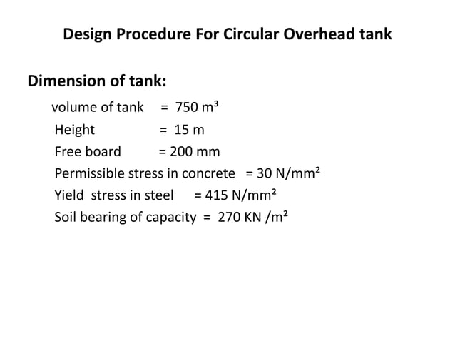DESIGN OF CIRCULAR OVERHEAD WATER TANK.pptx