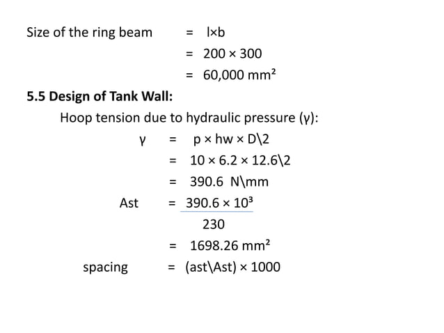 DESIGN OF CIRCULAR OVERHEAD WATER TANK.pptx