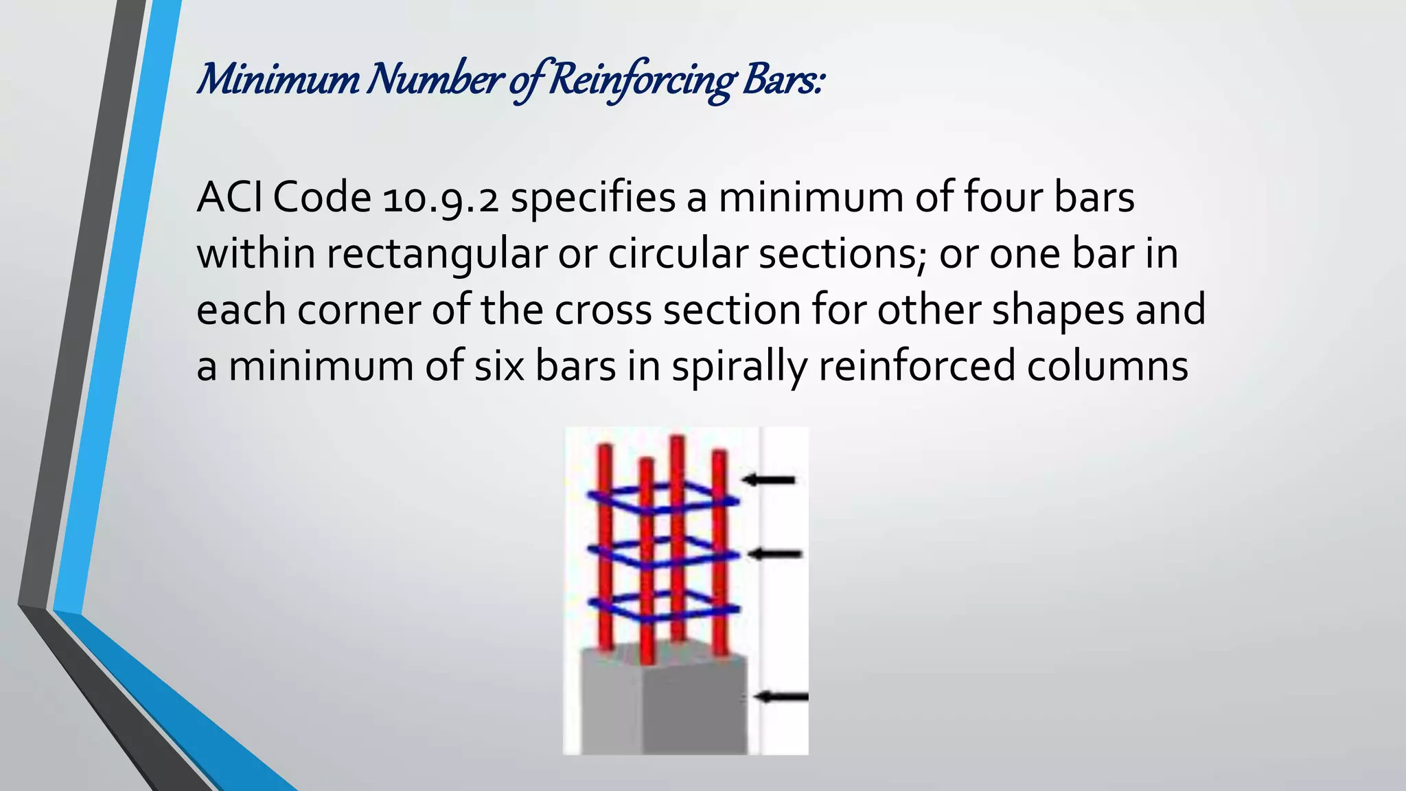 Design of column according ACI codes | PPTX