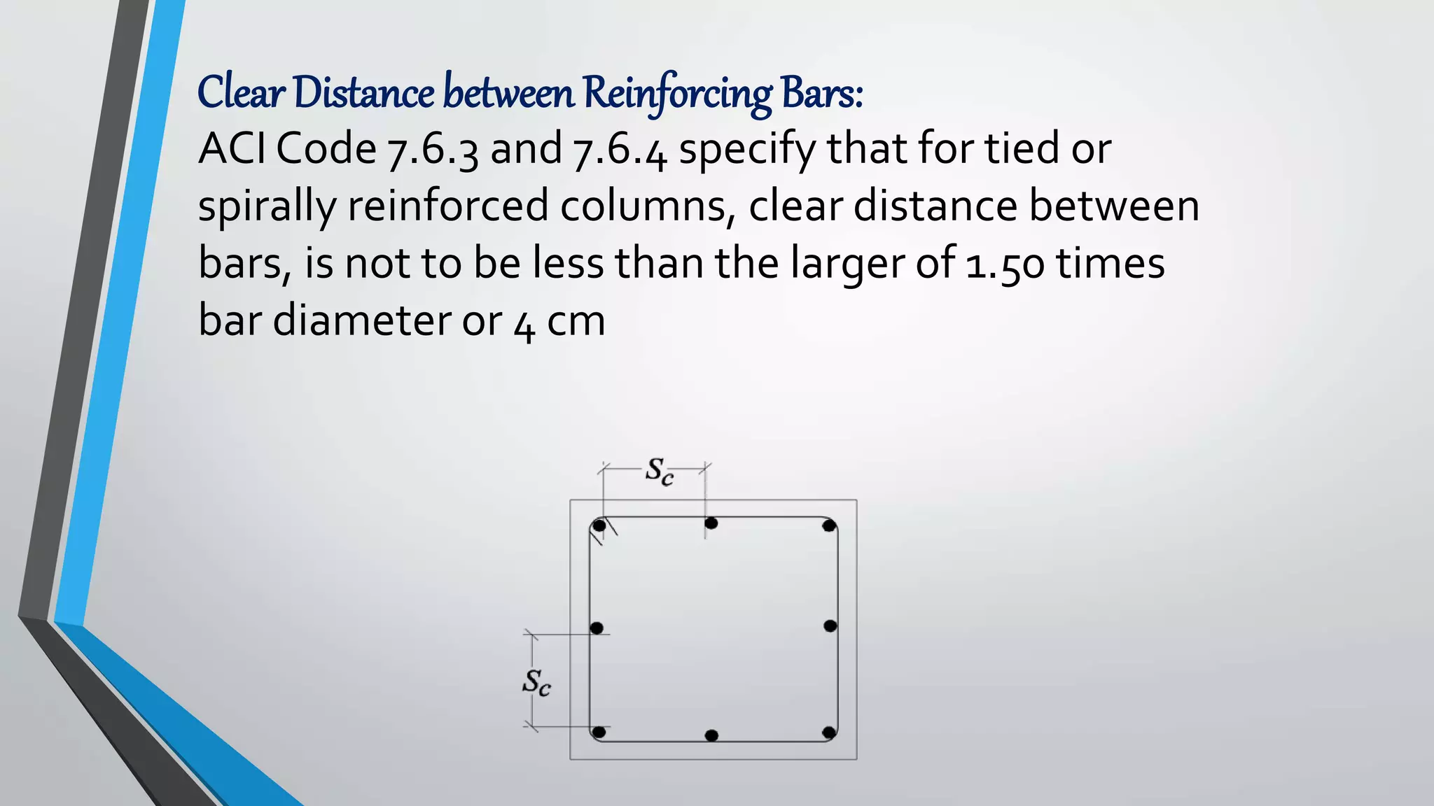 Design of column according ACI codes | PPTX