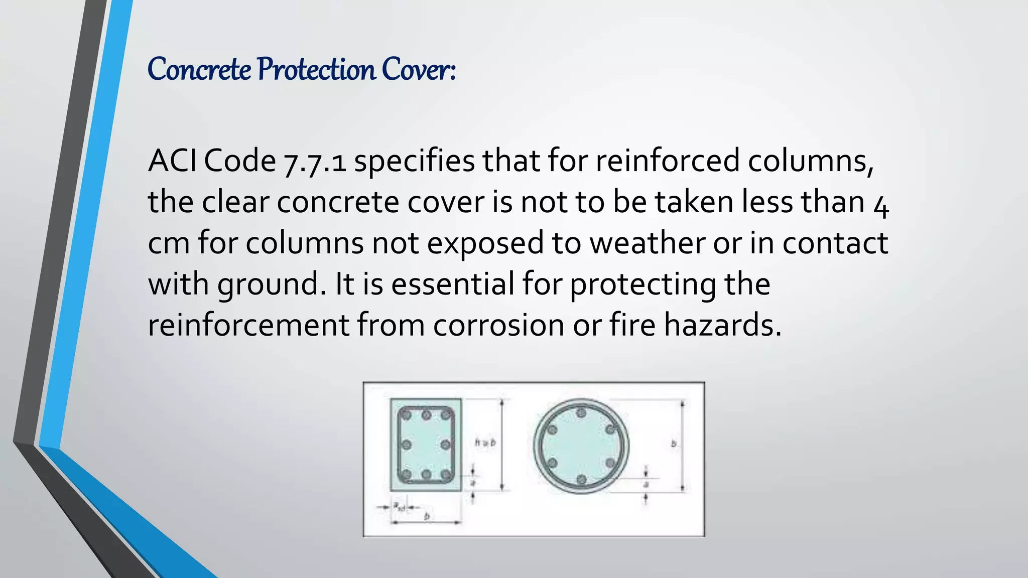 Design of column according ACI codes | PPTX