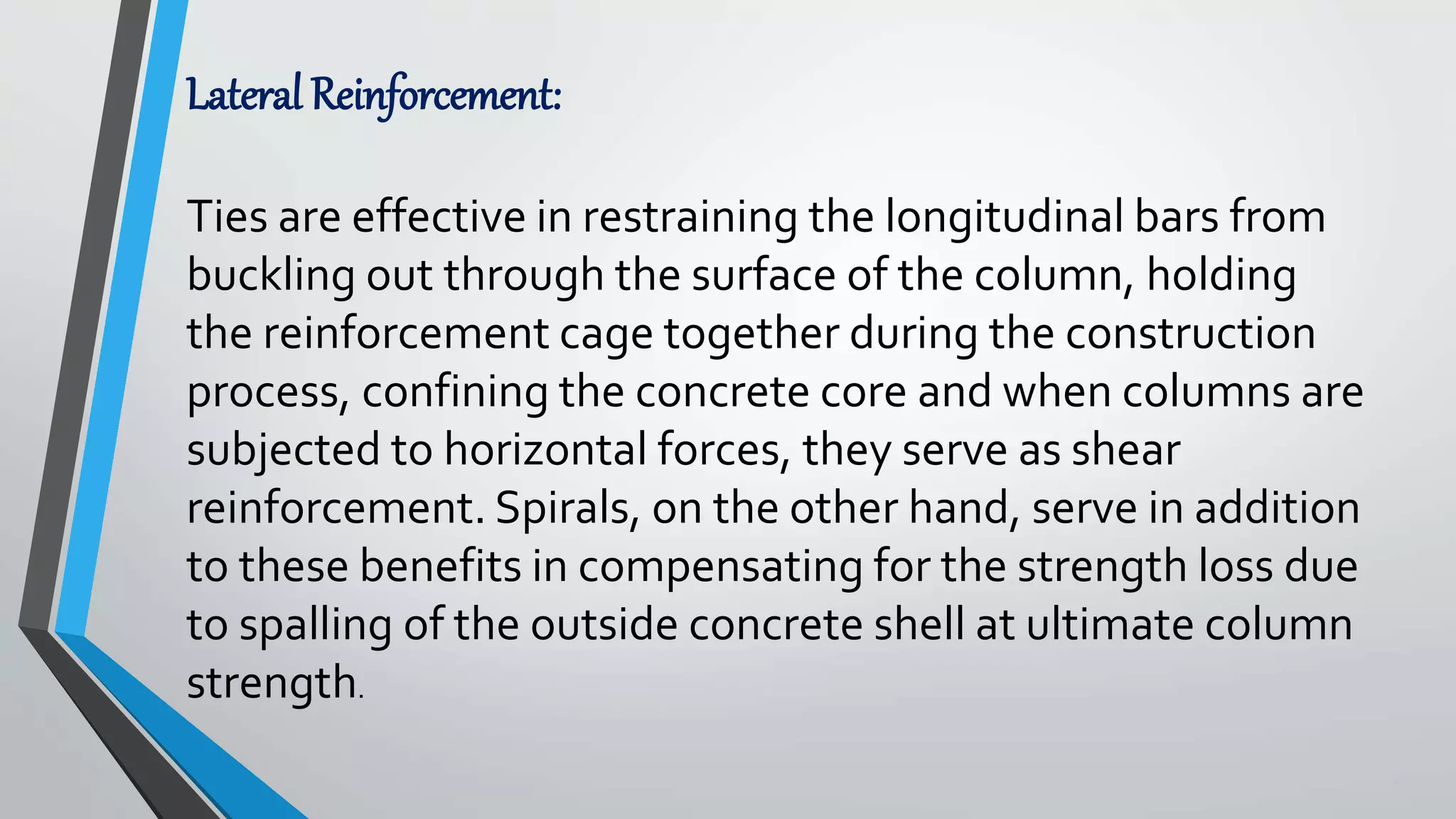 Design of column according ACI codes | PPTX