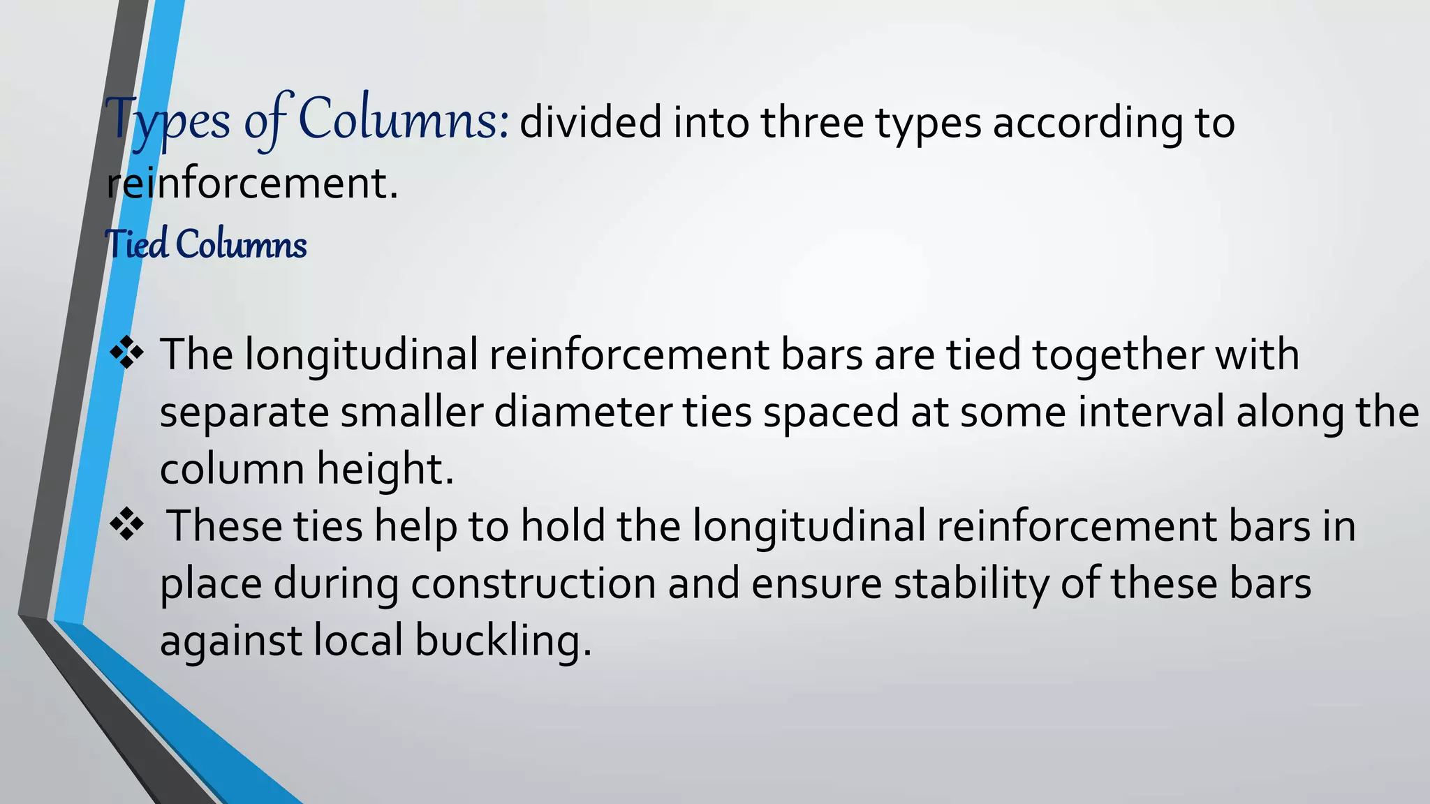 Design of column according ACI codes | PPTX