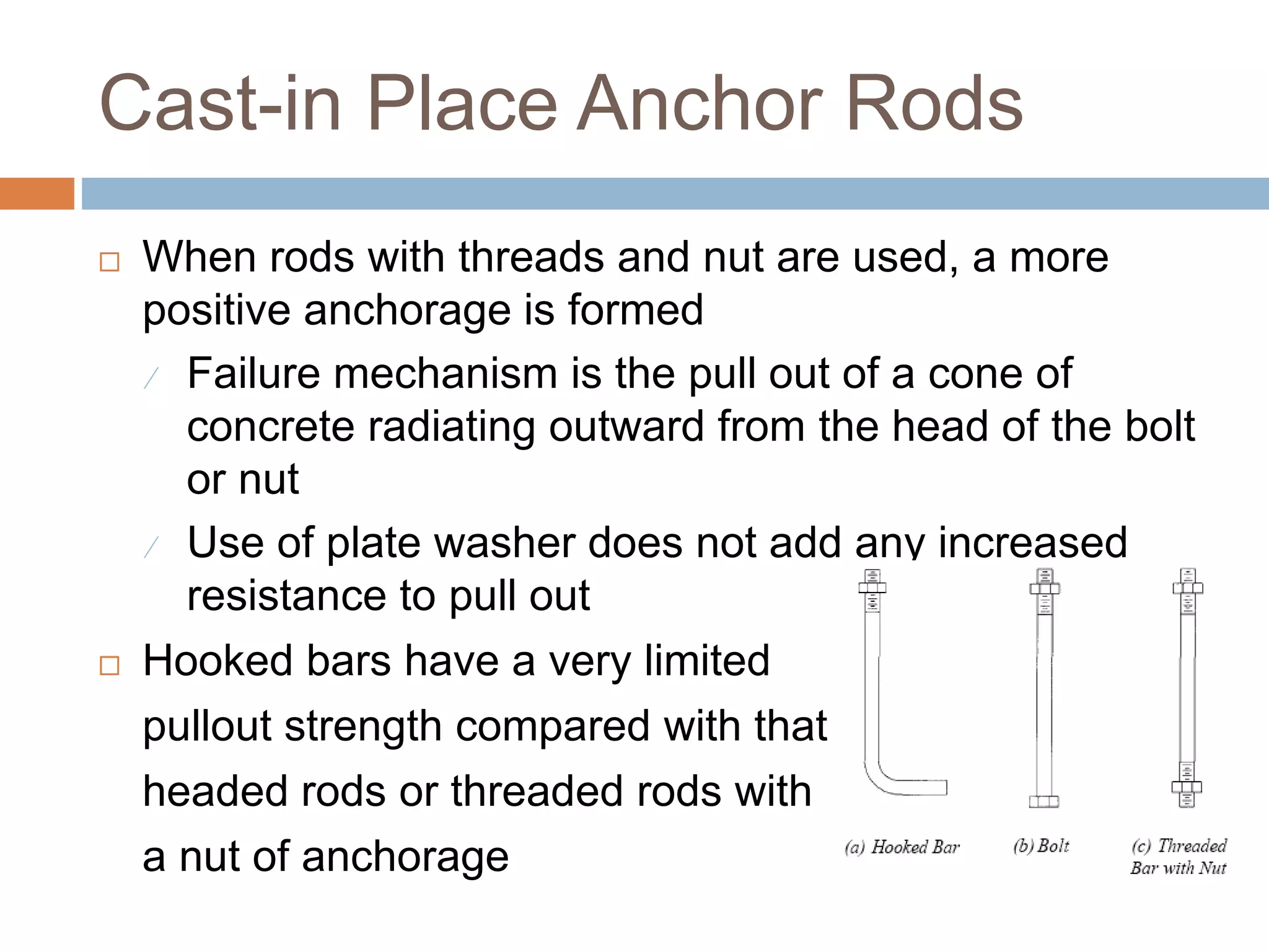 Design of column base plates anchor bolt | PPTX