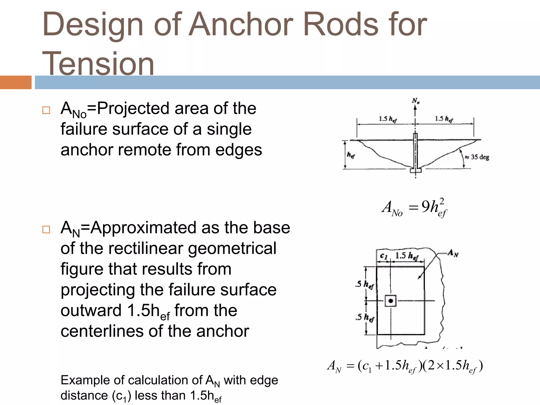 Design of column base plates anchor bolt | PPTX