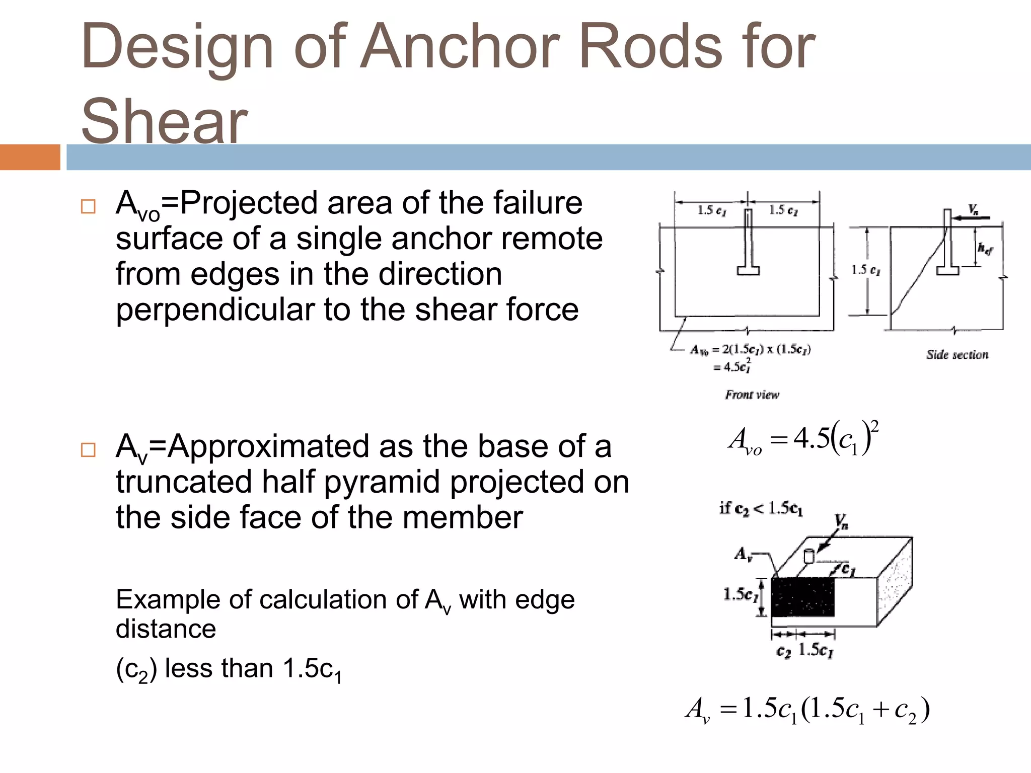 Design of column base plates anchor bolt | PPTX
