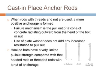 Design of column base plates anchor bolt | PPTX