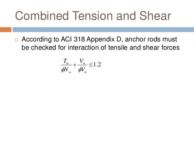 Design of column base plates anchor bolt