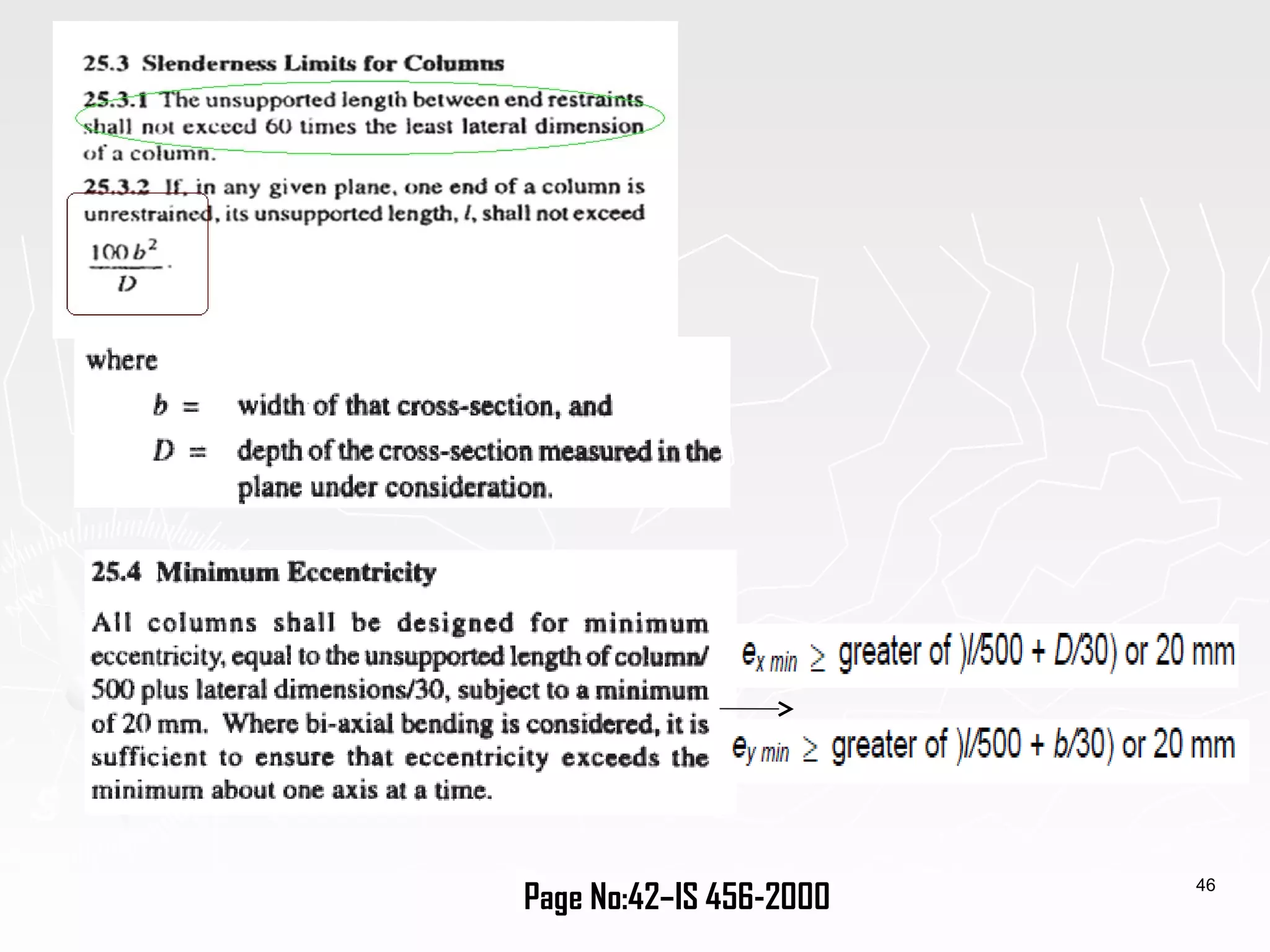 Design of columns as per IS 456-2000 | PPT